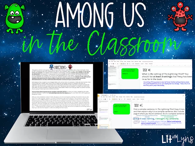 Among Us in the Classroom - Incorporating Topics Students LOVE — Lit ...
