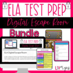 ELA Test Prep & Review Digital Escape Room Bundle