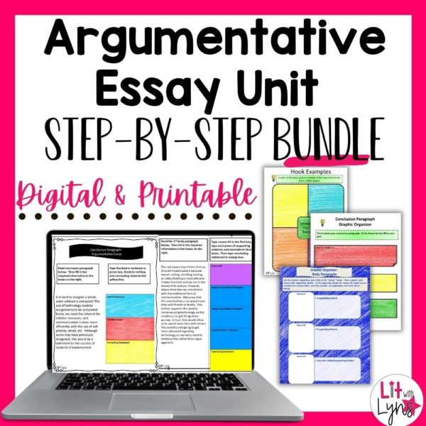 Argumentative Essay Bundle - Printable & Digital — Lit with Lyns