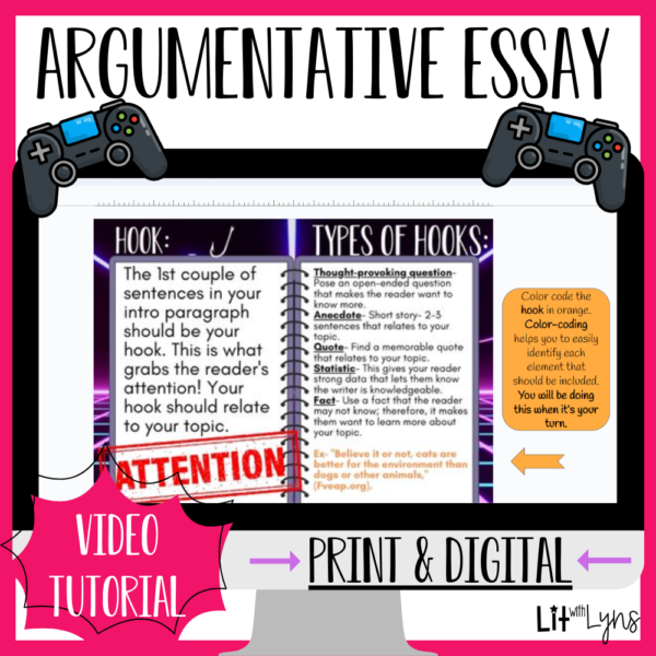 Argumentative Essay Unit — Lit with Lyns