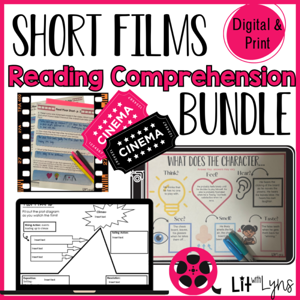 Short Films to Teach Reading Comprehension & Literary Elements Bundle ...